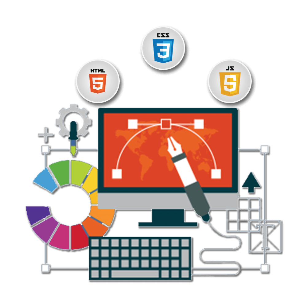 UI UX Design Redesign Website PSD To HTML Landing Page Design